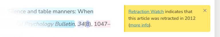 Introducing Retraction Watch checks: Automatically detect retracted ...